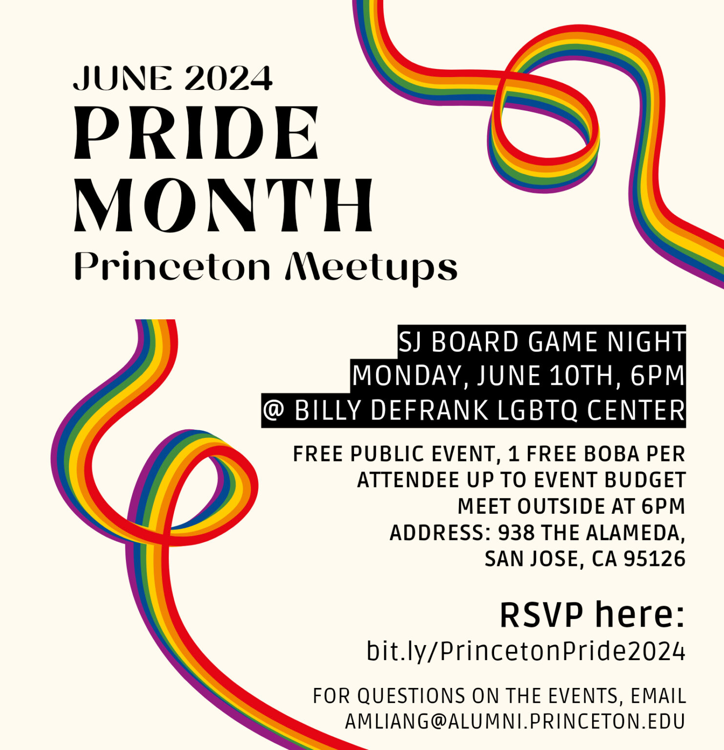 June 2024 Pride Month Meetups – SJ Board Game Night – Princeton Club of ...